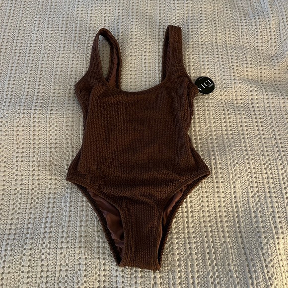 Vici | Swim | Brown One Piece | Poshmark